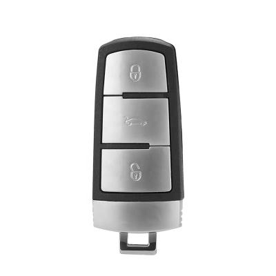 China 3+1buttons Remote Key Shell Case Smart Car Key for Volkswagen touareg for sale