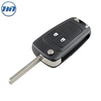 China 2 Buttons Flip Remote Car Blank Key Shell Case for opel car key replacement for sale