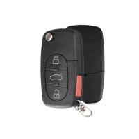 China 3+1 Buttons Remote Flip Folding Key Shell For Audi A4 A6 A8 TT Quattro S4 S6 S8 Auto Key Case for sale