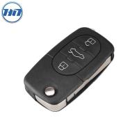China 3+1 Buttons Remote Flip Folding Key Shell For Audi A4 A6 A8 TT Quattro S4 S6 S8 Auto Key Case for sale