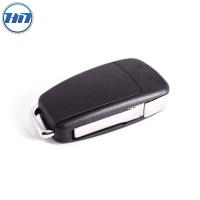 China Q7 A6 3 Buttons Flip Key Car Remote Replacement Smart Entry Car Key Case for sale