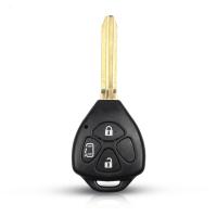 China 3 Buttons Car Key Remote Shell Case Fob for Toyota Corolla Alphard Camry with TOY43 Key Blade for sale