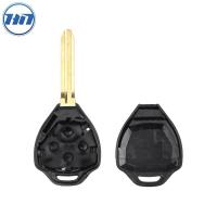 China 3 Buttons Car Key Remote Shell Case Fob for Toyota Corolla Alphard Camry with TOY43 Key Blade for sale