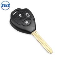 China 3 Buttons Car Key Remote Shell Case Fob for Toyota Corolla Alphard Camry with TOY43 Key Blade for sale