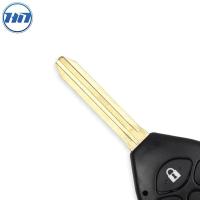 China 3 Buttons Car Key Remote Shell Case Fob for Toyota Corolla Alphard Camry with TOY43 Key Blade for sale