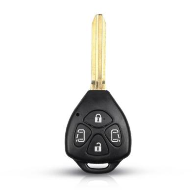 China 4 Buttons Car Key Fob Replacement Shell Case for Toyota Corolla Alphard with TOY43 Blade for sale