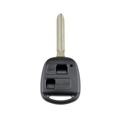 China 2 Buttons TOY43 Blade Car Blank Key Shell Case for Toyota Corolla Land Cruiser Yaris for sale
