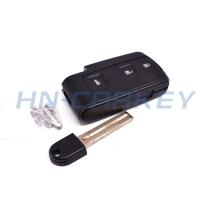 China Car key Shell 2 Buttons Remote Key Fob with Uncut Key Blade for sale
