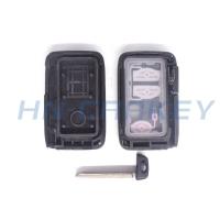 China Car key Shell 2 Buttons Remote Key Fob with Uncut Key Blade for sale