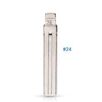 China Metal Uncut KD Remote Key Blade Type #24 For G170 Emergency Key Blade for sale
