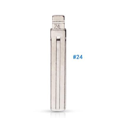 China Metal Uncut KD Remote Key Blade Type #24 For G170 Emergency Key Blade for sale