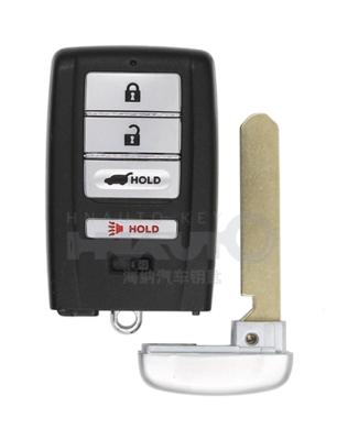 China HN007206 Acura 313.8MHz ID 47 A2C32523300 DRV2 Smart Key FOB MDX 2016-2018 RDX for sale
