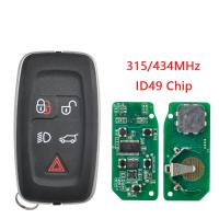 China 5 Buttons 315Mhz 433Mhz Smart Remote Key Fob Car Key For LAND ROVER RANGE ROVER SPORT LR2 LR4 Discovery for sale