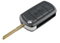 China 3 Buttons 7941 Chip HU101 Blade Flip Folding Car Key Fob Remote Key for Land Rover Discovery LR3 Range Rover Sport for sale