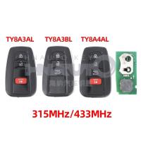 China AUTEL IKEY TY8A3AL/TY8A3BL/TY8A4AL Universal Key Fob Keyless Entry Replacement for Toyota Work with Autel KM100 /IM508 /IM608 for sale