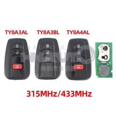China AUTEL IKEY TY8A3AL/TY8A3BL/TY8A4AL Universal Key Fob Keyless Entry Replacement for Toyota Work with Autel KM100 /IM508 /IM608 for sale