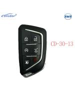 China Lonsdor Universal Smart key CADILLAC Style 3/4/5/6 Button Chip ID Frequency Adjustable Work with K518 KH100 KW100 for sale