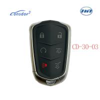 China Lonsdor Universal Smart key CADILLAC Style 3/4/5/6 Button Chip ID Frequency Adjustable Work with K518 KH100 KW100 for sale