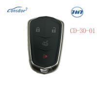 China Lonsdor Universal Smart key CADILLAC Style 3/4/5/6 Button Chip ID Frequency Adjustable Work with K518 KH100 KW100 for sale