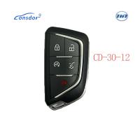 China Lonsdor Universal Smart key CADILLAC Style 3/4/5/6 Button Chip ID Frequency Adjustable Work with K518 KH100 KW100 for sale