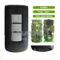China Genuine Original For 2022+ Mitsubishi Xpander Eclipse Cross Smart Key 2Button GHR-M014 434MHz ID47 Chip for sale