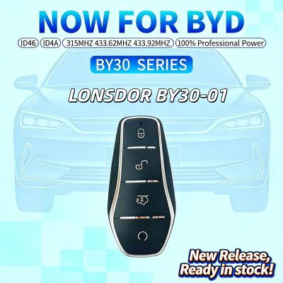 China Lonsdor Universal remote BY30-01 FOB  Smart Key for BYD  ,ID46/4A, 315/433.62/433.92MHZ for sale