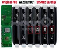 China Original PCB WAZSKE11D01 315MHz 6A Chip Smart Remote Key for Mazda 3/CX-30/CX-50/CX-90 (2019-2023) | 2/3/4 Buttons for sale