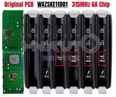 China Original PCB WAZSKE11D01 315MHz 6A Chip Smart Remote Key for Mazda 3/CX-30/CX-50/CX-90 (2019-2023) | 2/3/4 Buttons for sale