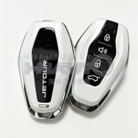 China Original Smart Chery Jetour 433MHz 4 Buttons  4A Chip keyless FOB replacement car key  SUV White color for sale