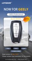 China Lonsdor GL30-01 Smart Key | For Geely , Supports ID46/ID47/ID4A & 315/433MHz for sale