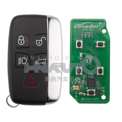 China Lonsdor New Vsersion Specific Smart Key for Land Rover Jaguar 2010-2018 5 Buttons ID49 315MHz 433MHz 2-in-1 Works with K518Pro/ K518 Series/ KW100 for sale