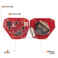 China XHORSE VVDI Universal XKTO22EN 4 Buttons Second Generation Wired Remote FOB Toyota Flat for sale