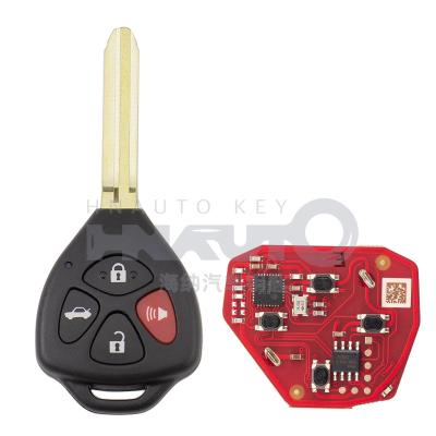 China XHORSE VVDI Universal XKTO22EN 4 Buttons Second Generation Wired Remote FOB Toyota Flat for sale