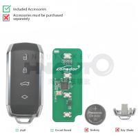 China LONSDOR LK50-01 N-X-P Series Universal Smart Key 4-Button Chry-sler Style Universal Smart Key for KW100/ K518 FCV/ K518 PRO for sale