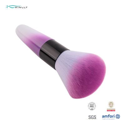 China Premium Durable Makeup Kabuki Brush Flat Arched Large Powder Brush for sale