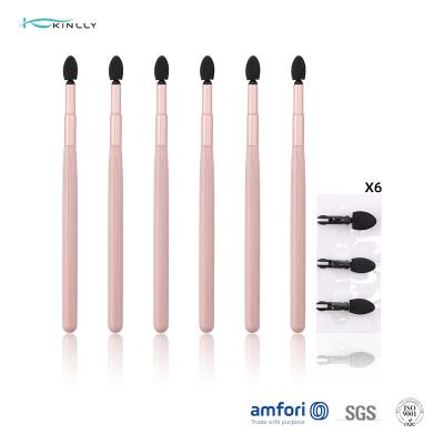 China OEM Disposable Eyeshadow Applicator Sponge Eye Shadow Brush 1Pcs/Set for sale
