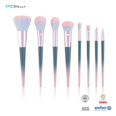 China Professional 8pcs Makeup Brush Set Vegan For Eyeshadow Brush Foundation for sale
