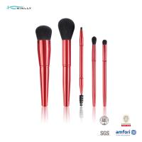 China 5PCS Metal Handle Cosmetic Brush Set for sale
