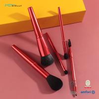 China 5PCS Metal Handle Cosmetic Brush Set for sale