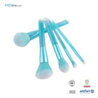 China Colorful Handle Makeup Brushes 5PCS for sale