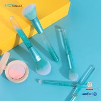 China Colorful Handle Makeup Brushes 5PCS for sale