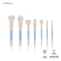 China 7PCS Travel Cosmetic Makeup Brushes Sets With Plastic Handle Eco Friendly for sale