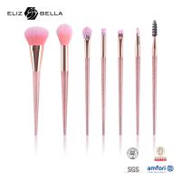 China 7Pcs Cosmetic Makeup Brush Tools Synthetic Hair And Plastic Handle for sale