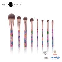 China ODM Womens Make Up Brushes With Alu - Ferrule 100% Synthetic Hair Cosmetic Brush Set for sale
