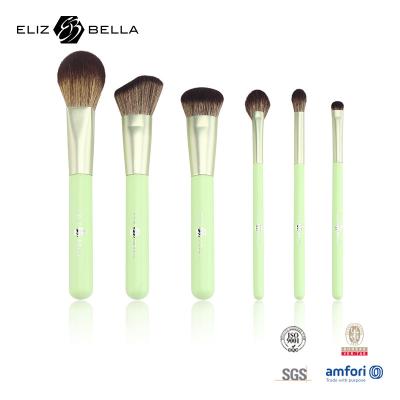 China Wooden Handle Synthetic Hair Makeup Brush OEM Private Label Customized for sale
