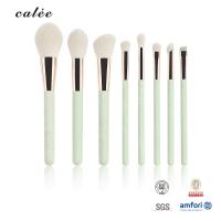 China 8pcs Straw Handle Cosmetic Brush, Synthetic Hair Makeup Brush Gift Set for sale
