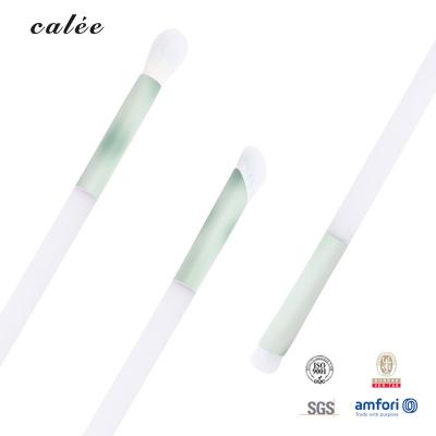 China 3pcs Eye Makeup Brush Customized Synthetic Hair And Plastic Handle PVC Packaging Box for sale