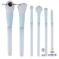 China Plastic Handle Customized LOGO Accepted Luxury Makeup Brushes for Makeup Function Brushes,100% Synthetic Hair for sale