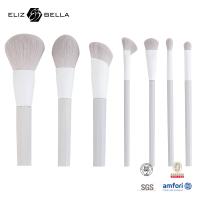 China 7pcs Makeup Brushes With Synthetic Hair And Stand Plastic Handle Aluminium Ferrule,OEM Orders Welcome for sale