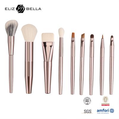 China Essential Makeup Brushes Set with Customize Handle Synthetic Hair OEM Orders Welcome for sale